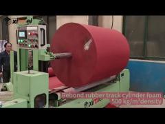 Máquina de corte de espuma CNC de grado industrial para la producción a gran escala de vías de caucho