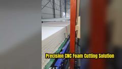 CNC Horizontal Foam Slicer High Precision Cutting Machine