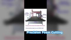 Automatic Vertical Foam Cutter Precision Cutting Machine