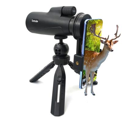 中国 バードウォッチングスタースポーツ用スマートフォンアダプター三脚付き12X55単眼望遠鏡 販売のため
