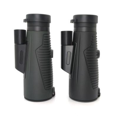 中国 12X50 10x50 Waterproof long distance Monocular Telescope With Smartphone Adapter For Bird Watching &hunting 販売のため