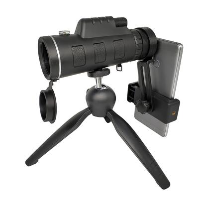 中国 コンパス/三脚との黒い極度の動力を与えられた40x60 Monocular望遠鏡の黒 販売のため