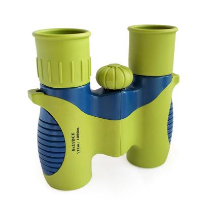 Cina I bambini verdi sicuri giocano il prisma di tetto del binocolo 8x21 antiurto per imparare in vendita