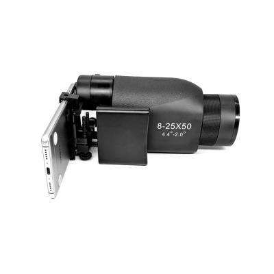 Cina Telescopio monoculare compatto di 8-25x50 Smartphone in vendita