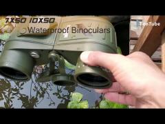 Telescoop van de leger de Groene 12x50 Binoculaire Afstandsmeter voor Militair