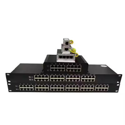 China Signal Gigabit Ethernet Surge Protector 1000M 24V POE Rack Type 1G Network Communication for sale