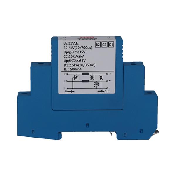 Quality 2 Wire Control Signal SPD 5Vdc 10kV PLC Sensor Industrial Analog Loop Protection for sale