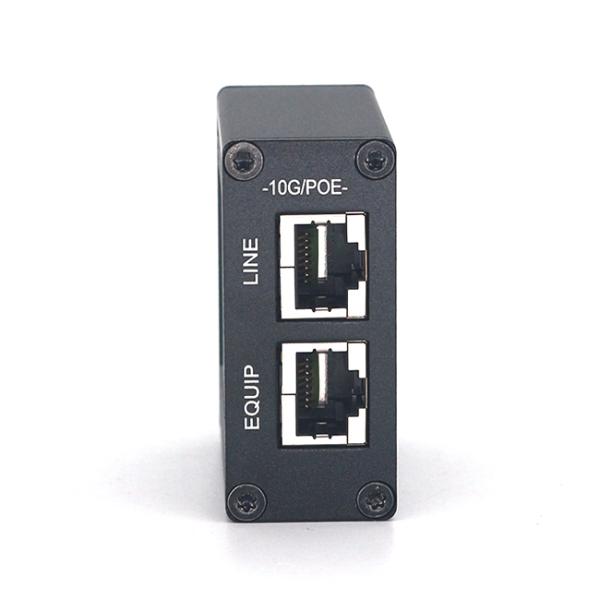Quality 1G Ethernet Poe Surge Protector Cat6 4kV Network Camera Data Center Enterprise for sale