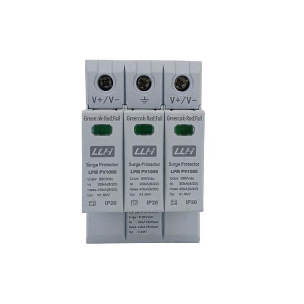 Quality Dc Surge Protector 300V 500V 1000V 1500V T2 PV Panel Renewable Energy Protection for sale