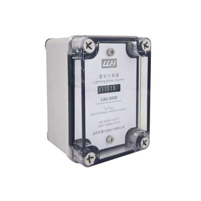 China Mechanical Lightning Stroke Counter 999999 Count Digits In Power Or Grounding Lines for sale