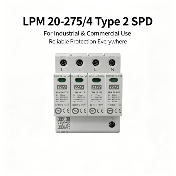 Quality Surge Protection Device | 275Vac Type 2 Three Phase Power SPD for sale
