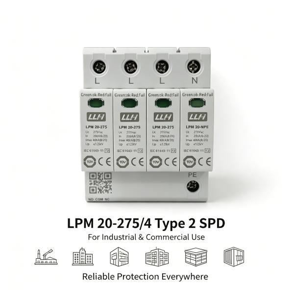 Quality Surge Protection Device | Three Phase SPD For PLC & Industrial Control Panels for sale
