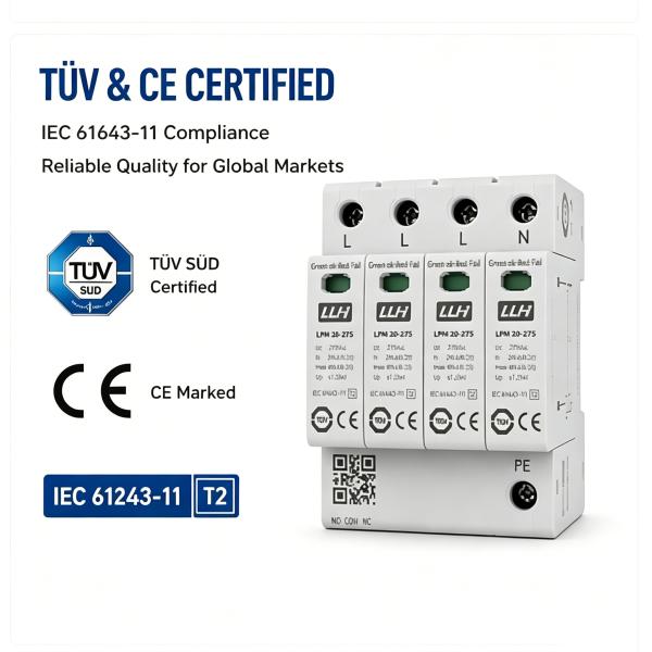 Quality Surge Protection Device | Wide Temperature Range Three Phase SPD For Indoor Industrial Cabinets for sale