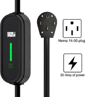 Cina 220V 7.2KW EV Charger Solutions J1722 Caricabatterie per auto elettriche portatili in vendita
