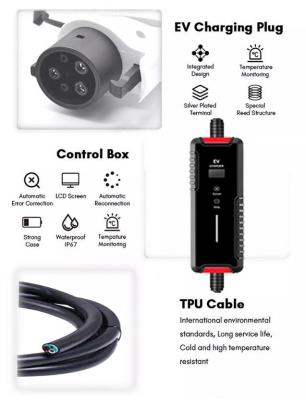 China estación de carga de alta velocidad del vehículo eléctrico 250V con el conector IP67/IP68 en venta