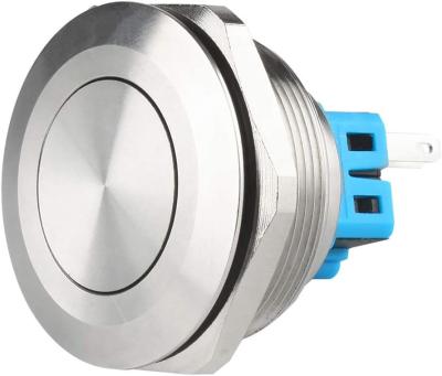 Cina Interruttori a pulsante in metallo di accensione e spegnimento LED ad anello illuminato da 30 mm in vendita