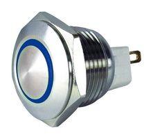 Cina Interruttori a pulsante in metallo di accensione e spegnimento LED ad anello illuminato da 30 mm in vendita