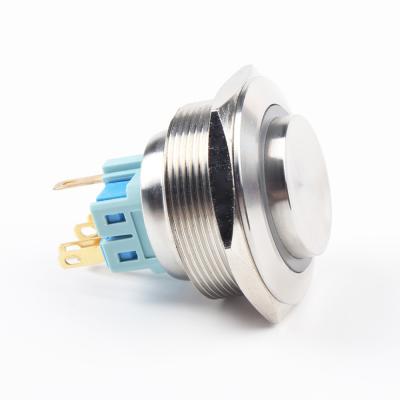 Cina Interruttori a pulsante in metallo di accensione e spegnimento LED ad anello illuminato da 30 mm in vendita