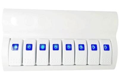 中国 海洋ボート 防爆スイッチパネル 8 LED インディケーター ロッカーオートフューズとバンド 販売のため