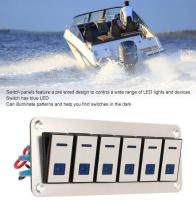 China Toggle Switch Panel, Rocker Switch Panel Waterproof Universal UTV Boat Small Round Rocker Switch for sale