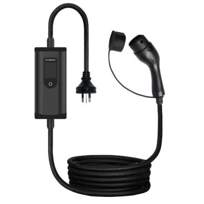 China Elektrische auto 32A 7Kw TYPE 2 Ev oplaadstation Draagbare EV-oplader met schermverstelbaar Te koop