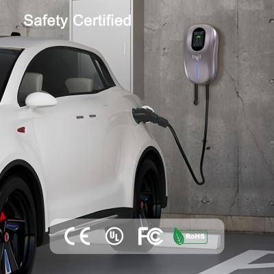 Cina J1772 Caricabatterie per veicoli elettrici a parete 11 kW Wallbox Caricabatterie per auto elettriche tipo 1 in vendita