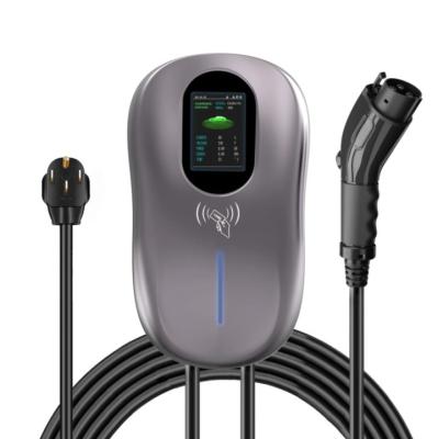 Cina J1772 Caricabatterie per veicoli elettrici a parete 11 kW Wallbox Caricabatterie per auto elettriche tipo 1 in vendita