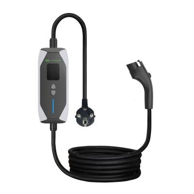 Cina Caricabatterie EV portatili domestici 32A Cavo di ricarica per auto elettrica J1772 in vendita