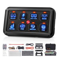 China ABS Material 8 Gang Spod Switch Panel 600w Combination Switch Type for sale
