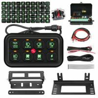 China ABS Material 8 Gang Spod Switch Panel 600w Combination Switch Type for sale