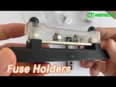 Distribution Fuse Holders Terminal Bus Bar 6 Way 150A With Cover