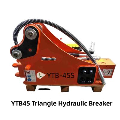 Cina YTB45 Top Type / Triangle Hydraulic Breaker 45 Chisel Suit 1,2-3,0 Ton in vendita