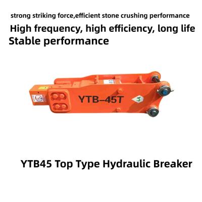 China YTB45 Top type Hydraulische breeker 45 Chisel Pak 1,2-3,0 ton Graafmachine Te koop