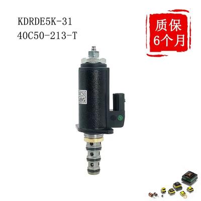 Cina Valvola solenoide a due velocità KDRDE5K-31 / 40C50-213-T per Kobelco SK210LC-10 in vendita
