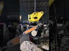 Máquina de poda de árvores de escavadeira hidráulica