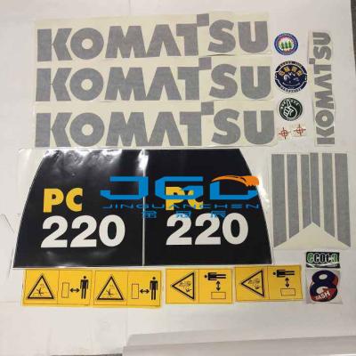 China PC130 PC160 PC200 PC240 PC360 Excavator Spare Parts Whole Machine Body Sticker for sale