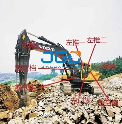 China EC120Blc 140B Excavator Front And Rear Doors And Windows Left And Right Windshield Laminated Glass for sale