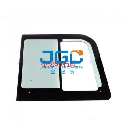 China PC56-7 PC57 PC70-8 PC60-8 Excavator Fittings Right Arm Glass On Left Door Behind Front Wind Gear for sale