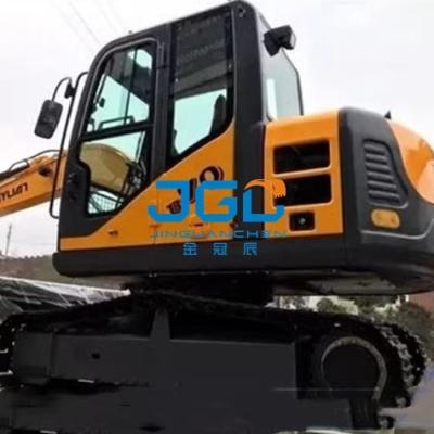 China Excavator B70 Front Wind Push Up And Down The Rear Side Of The Tempered Glass Under The Window Door for sale
