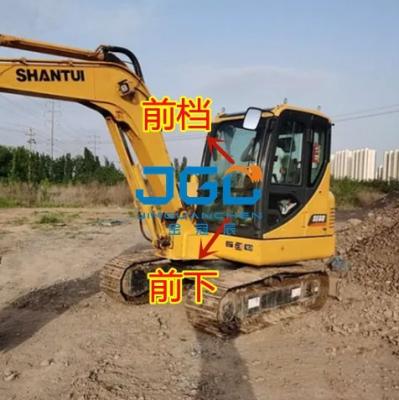 China SE60-9 SE60 Excavator Front Wind Gear Left Door Sliding Window Rear Gear Right Arm Tempered Glass for sale