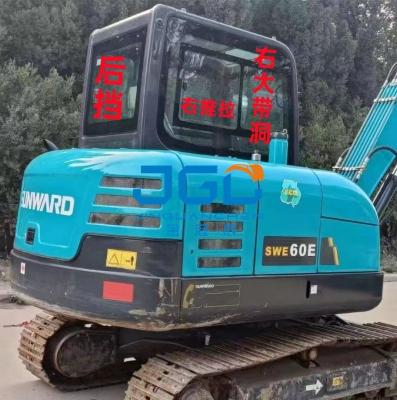 China SWE60E 70 80 90 100 Excavator Glass Front Windshield Upper And Lower Door Sliding Window for sale
