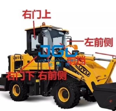 China 926 928 930 Loader Forklift Truck Front Windscreen Side Door Upper And Lower Rear Shield Tempered Glass for sale