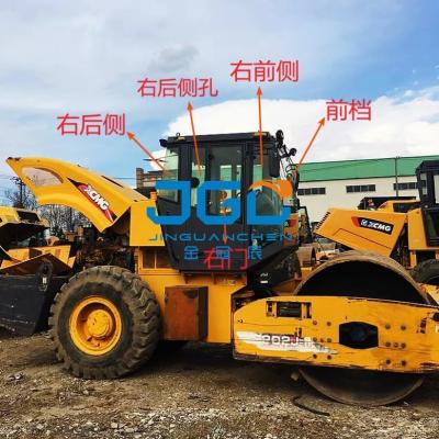 China Road roller XS203J 263J 223J 202J Front Gear Front Side Door Rear Baffle Glass for sale