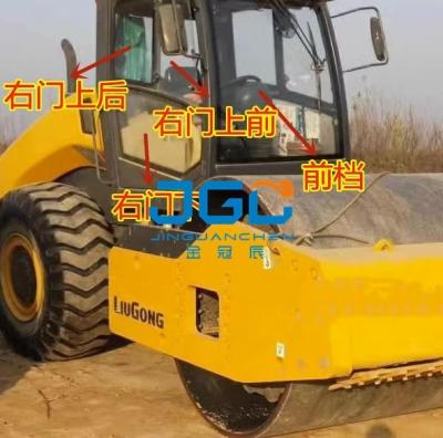 China Road Roller LG6126 6220E 6122E Front Gear Door Door Lower Rear Gear Door Rear Tempered Glass for sale