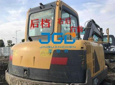 China EC55B Excavator Front Rear Stop Door Glass Left And Right Windshield for sale