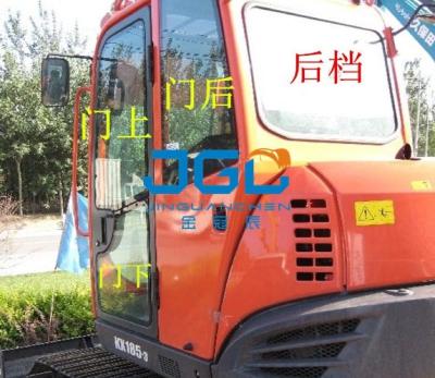 China KX185-3 Excavator Front And Rear Gears Left And Right Windows And Upper And Lower Windshields for sale