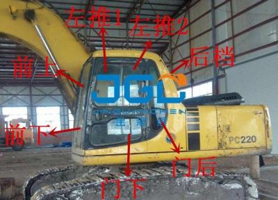China PC120 100 200 220 300-6 Windscreen Of Front And Rear Doors And Windows for sale