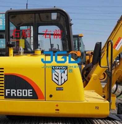China FR60E 65E 75 80E2/D Excavator Front And Rear Windshield Glass for sale