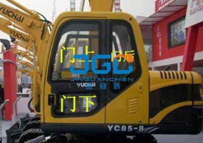 China YC85-8 Excavator Front Gear Rear Block Left And Right Doors And Windows Upper And Lower Windshield for sale