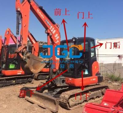 China KX165-5 Excavator Front Gear Rear Block Left And Right Doors And Windows Upper And Lower Windshield for sale